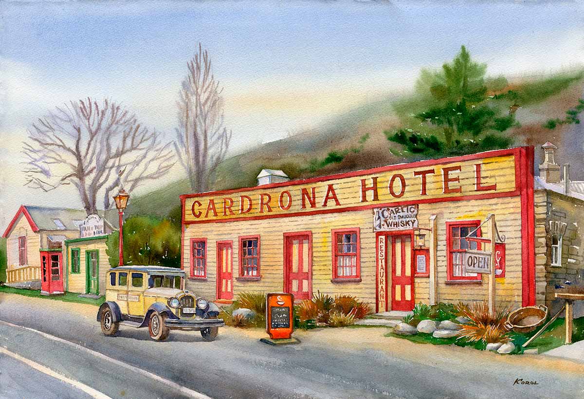 Cardrona Hotel Art Print